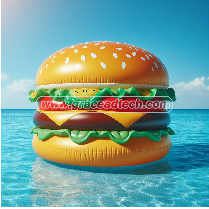 Giant inflatable Burger King Prop Inflatable Classic Burger Product Re ...